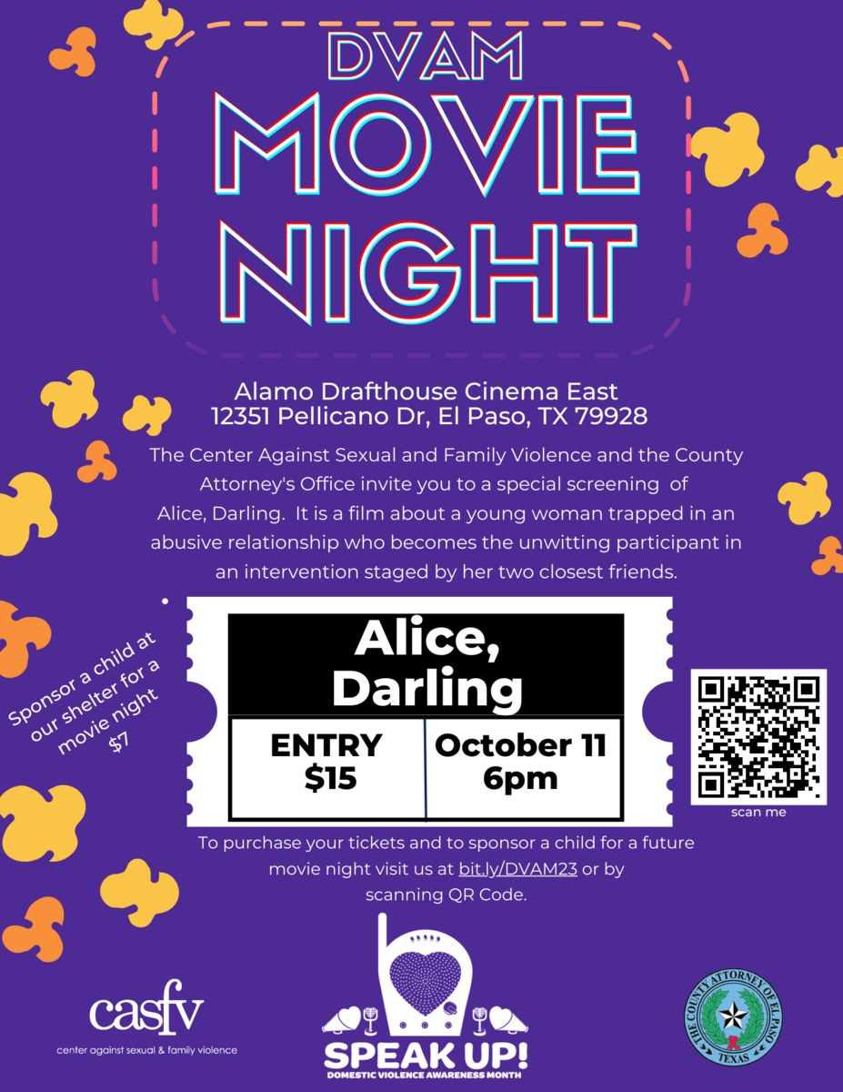 DVAM-Movie Night 2023 - CASFV | Center Against Sexual and Family Violence